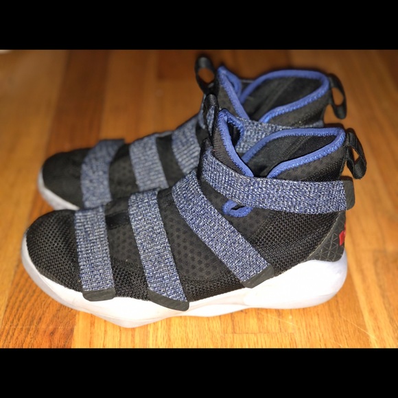 Nike | Shoes | Nike Lebron Soldier 2 High Top Velcro | Poshmark